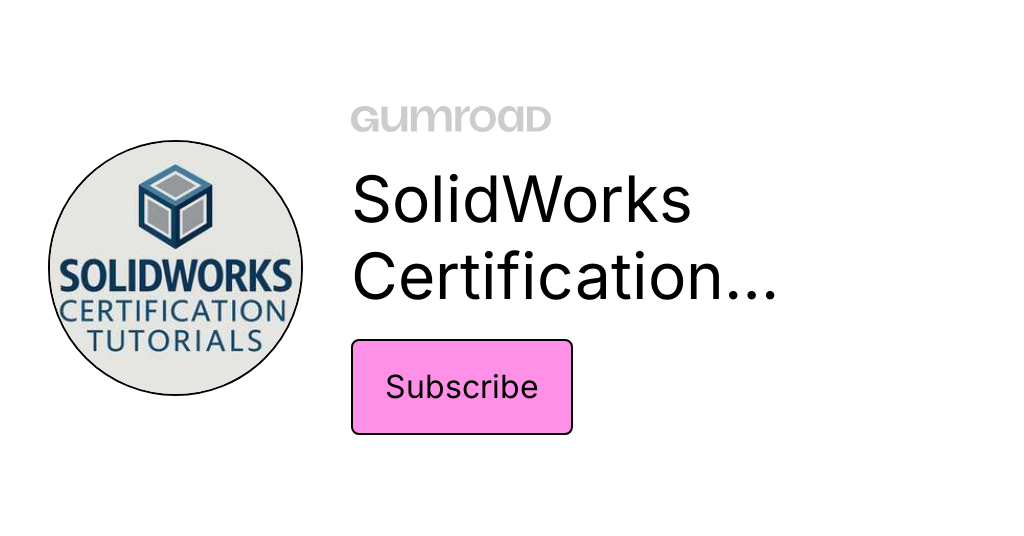 SolidWorks Certification Tutorials