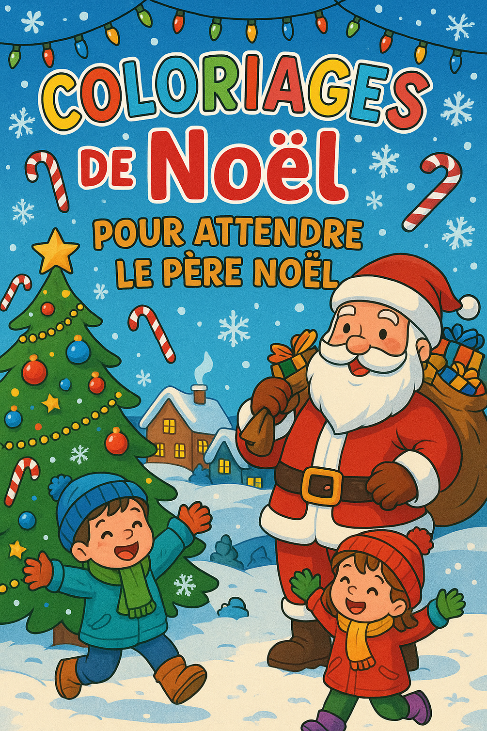 Mon Livre de Coloriage – Le Père Noël et ses Amis pour Enfantscoloriage ...