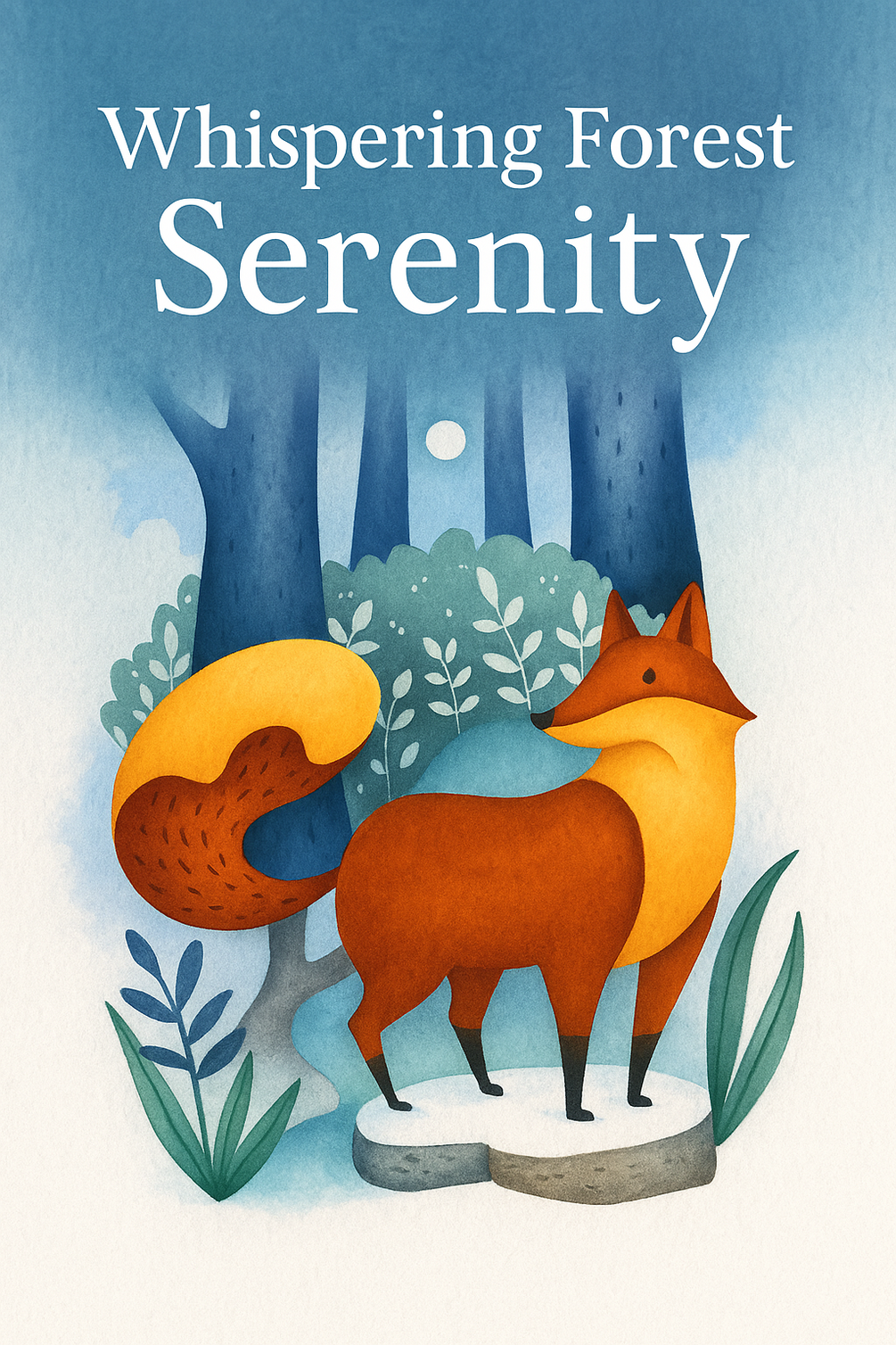 Whispering forest serenity (Digital Illustration)