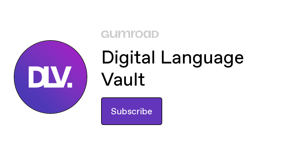Digital Language Vault