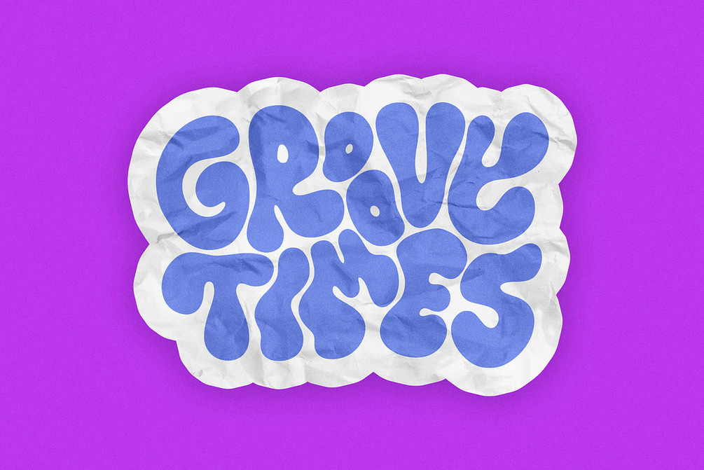 Free Wrinkled Paper Label Mockup