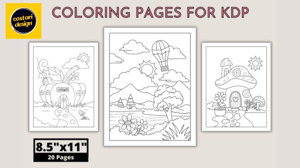 KDP Coloring Pages for Kids
