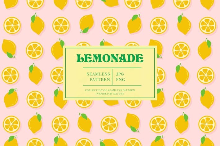 Lemonade Seamless Pattern