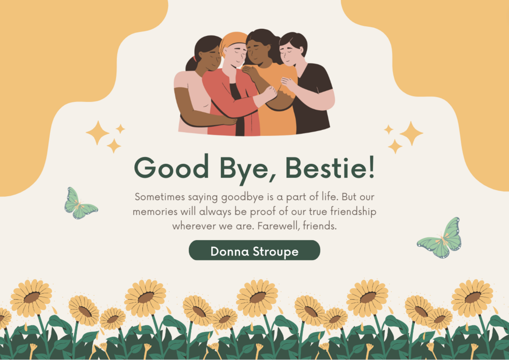 Good Bye, Bestie! (Canva Pro Template)