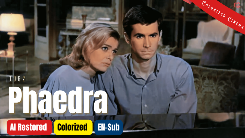 [Colorized Work] Phaedra (1962) | Subtitle Included | Melina Mercouri, Anthony Perkins | Drama Film