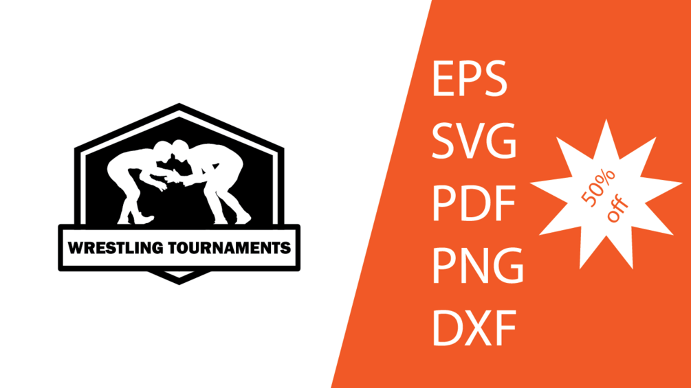 Wrestling Tournaments Logo: Scalable & High-Quality Artwork for Your Brand
