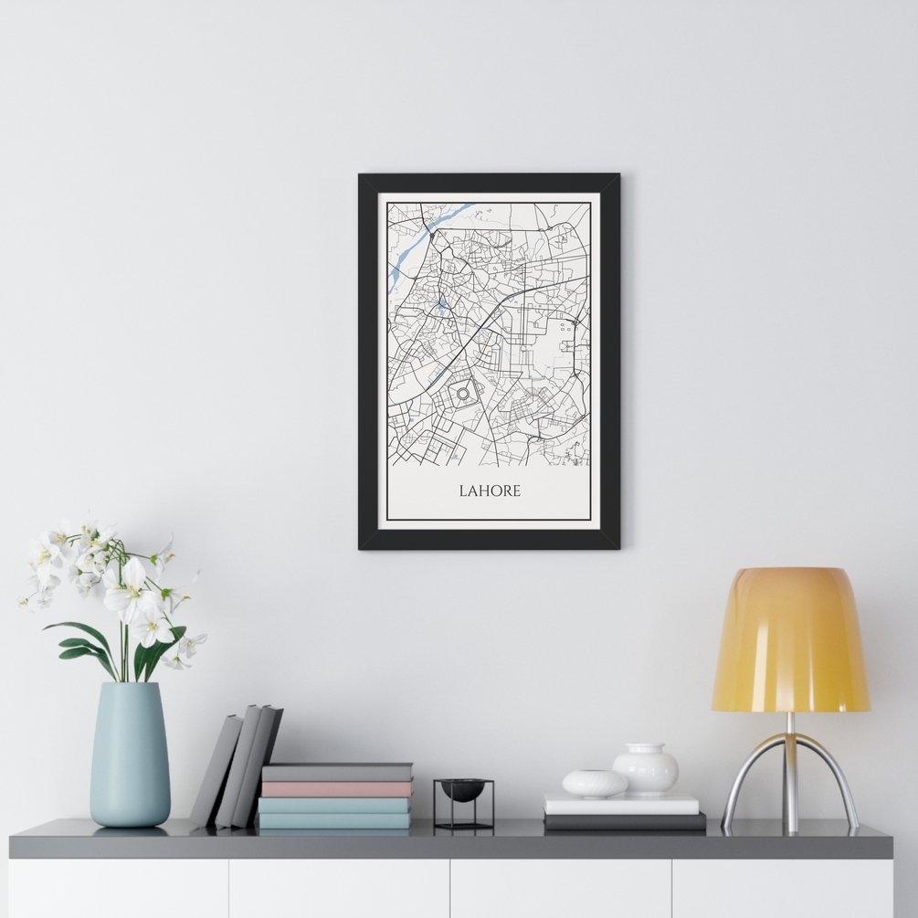My Lahore - Digital Download, Lahore Map Poster, City Map, Map of ...