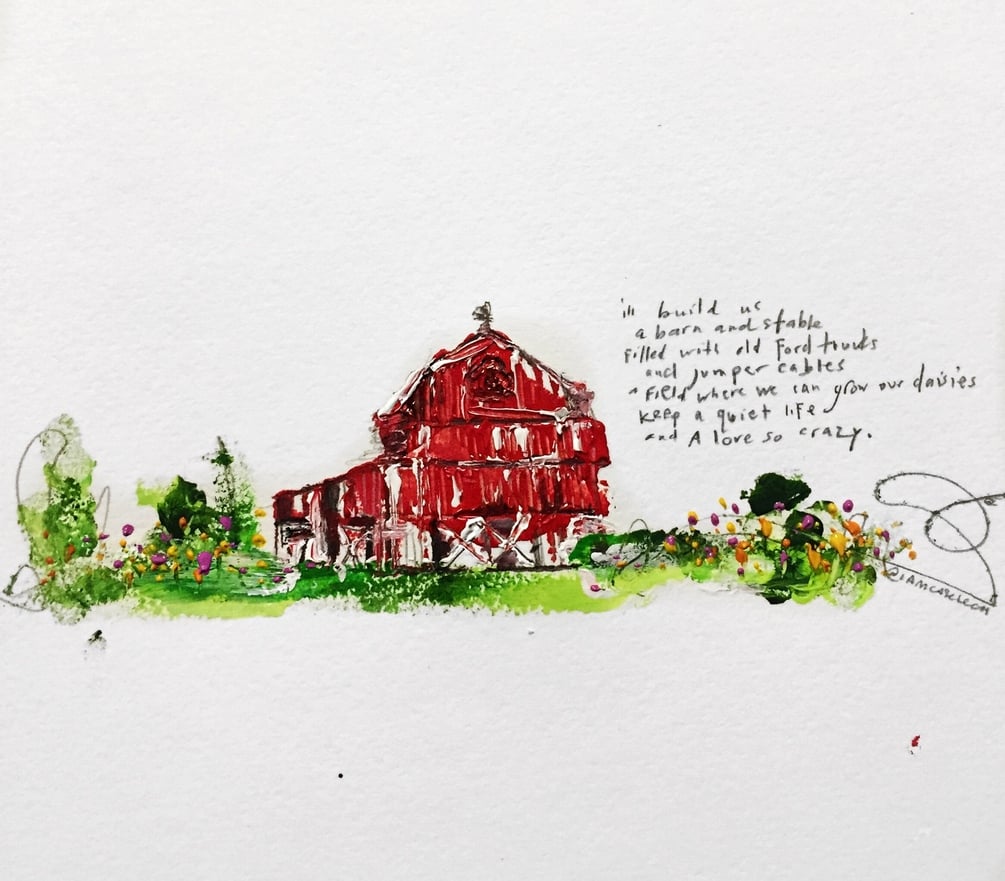 "Barn & Stable" original illustration