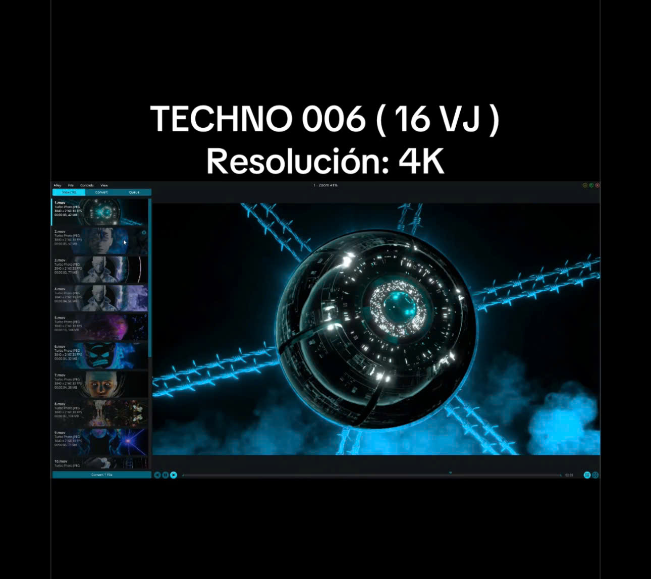 Techno 006 4K ( 16VJ )