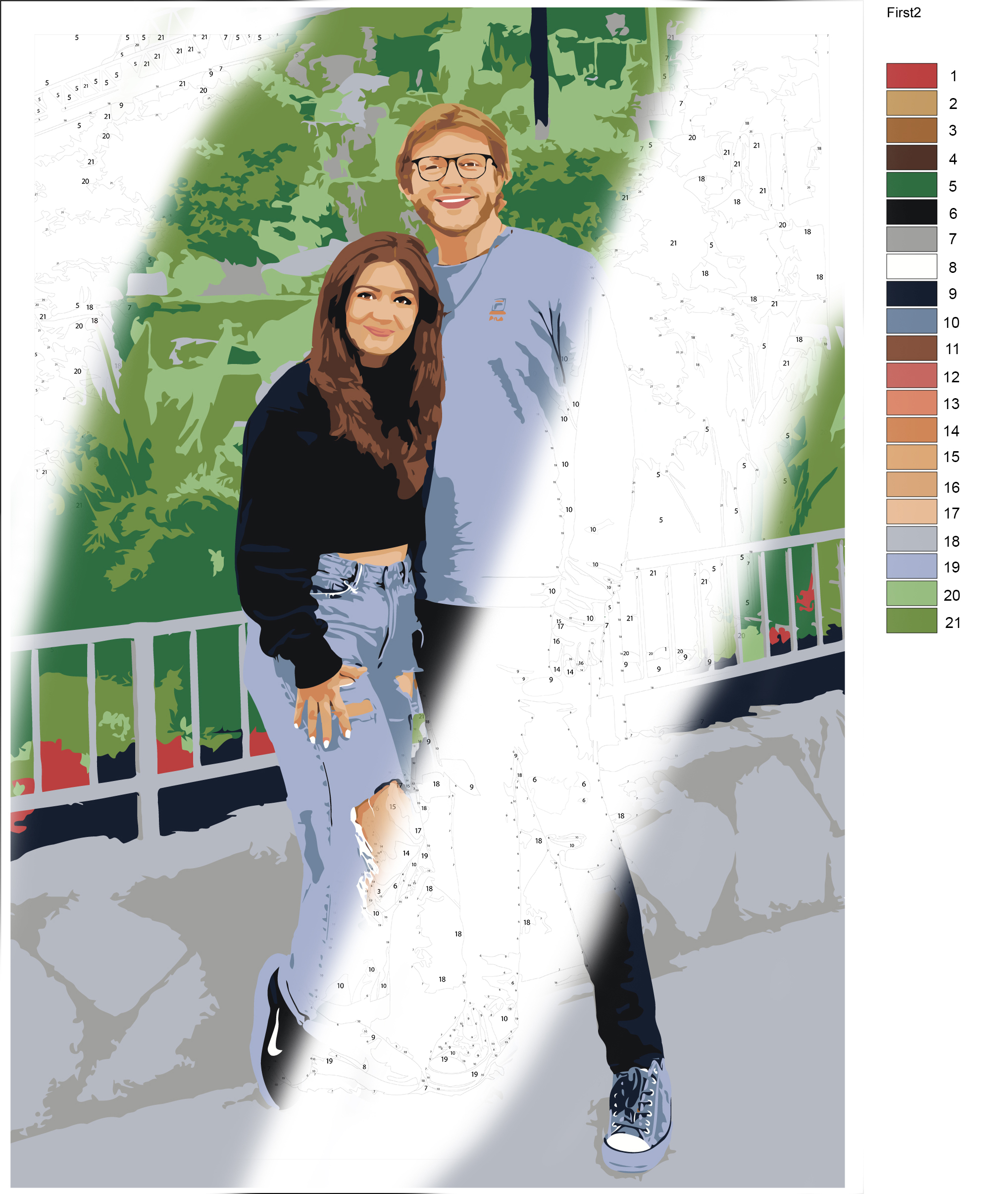 Custom Paint By Number from any Image