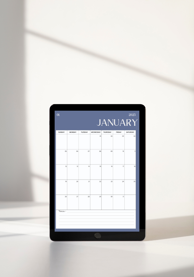 Minimalist 2025 Digital Planner – Stay Organized & Achieve Your Goals