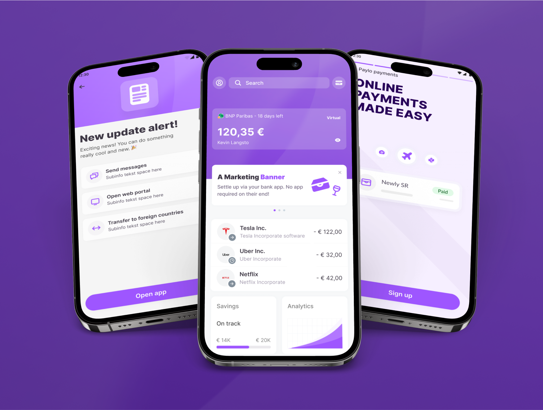 Paylo - Finance & Payment App UI-Kit