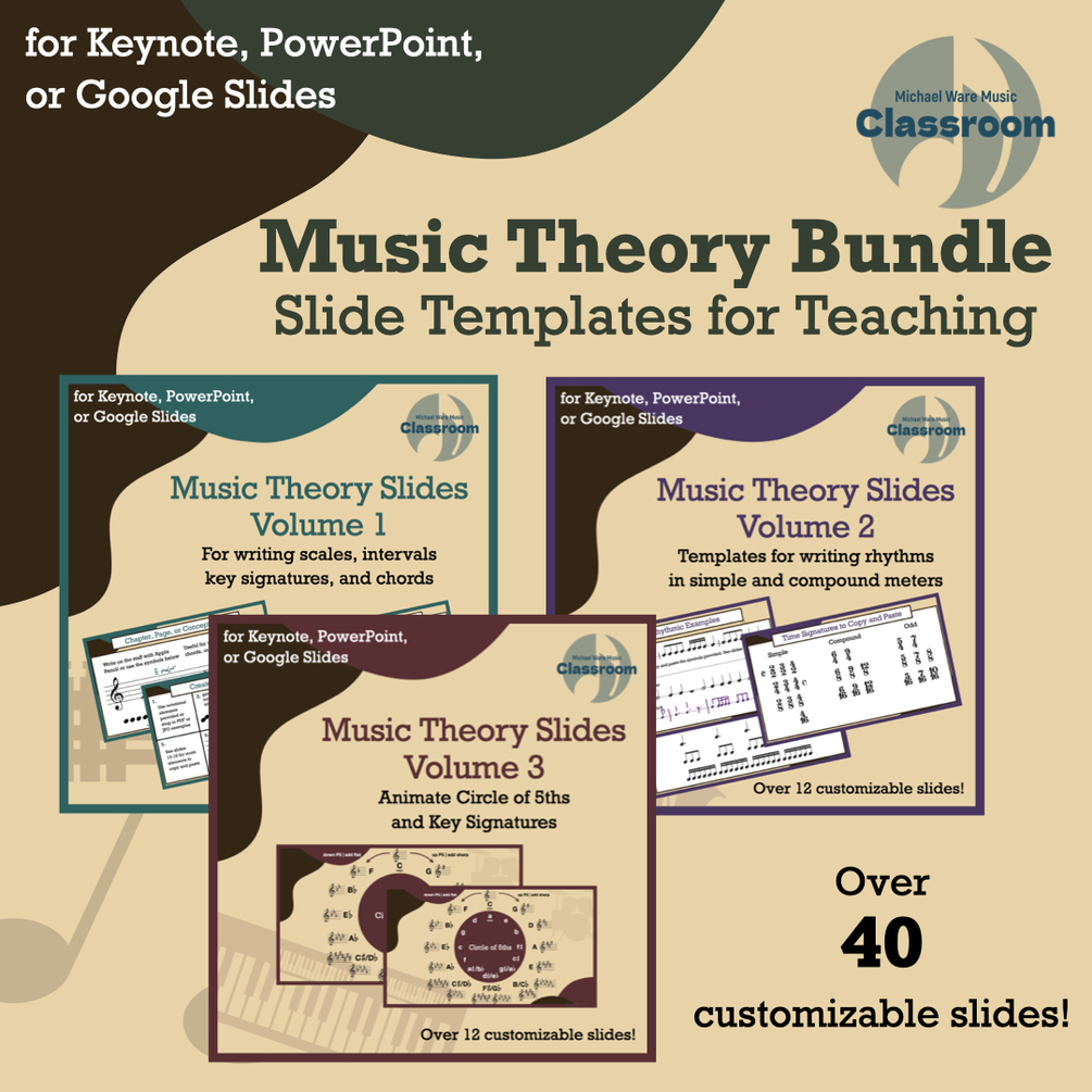 Music Theory Slides Volume 1-3 Bundle (Download)