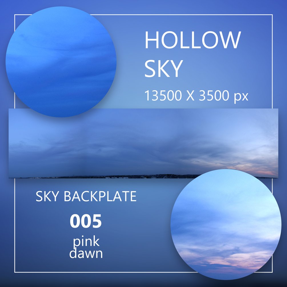 Sky Backplate 005 - Pink Dawn