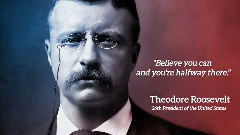 Inspirational Quote Poster - Digital Download - Theodore Roosevelt