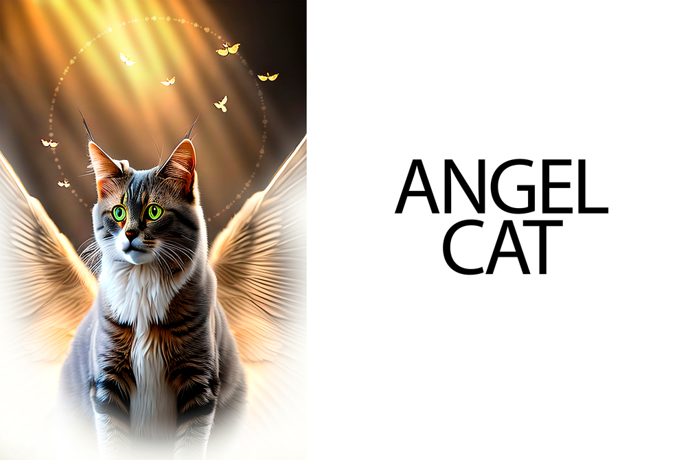 Angel Cat print 01 - Prints