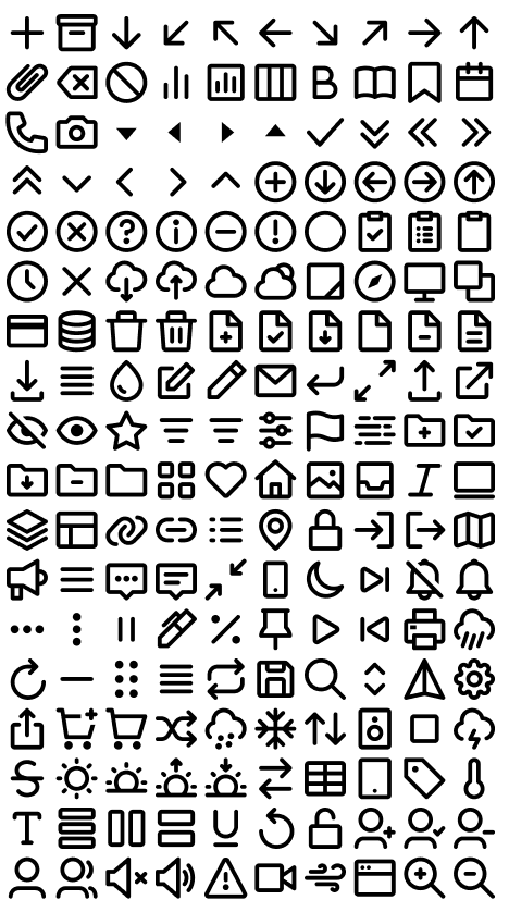 Simple Free Useful Icons