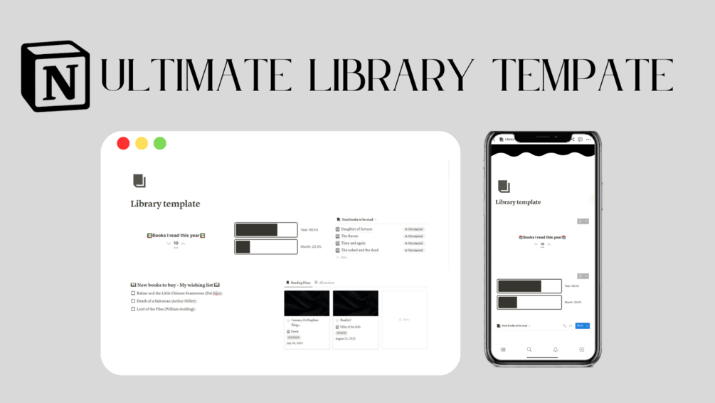 Ultimate Library Template - Notion Template