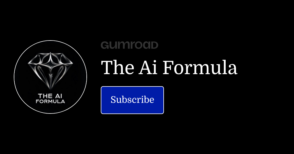 The Ai Formula