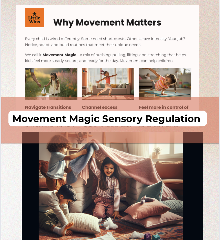 Calm & Focus Sensory Toolkit | Printable Movement Activities for Kids ...