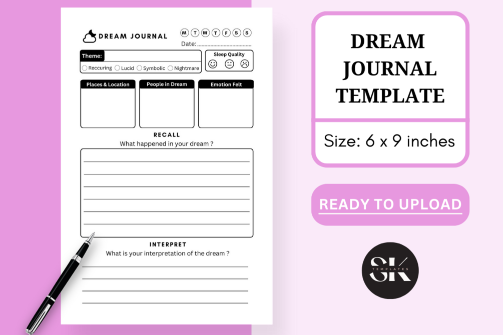 Dream Journal Template
