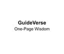 GuideVerse