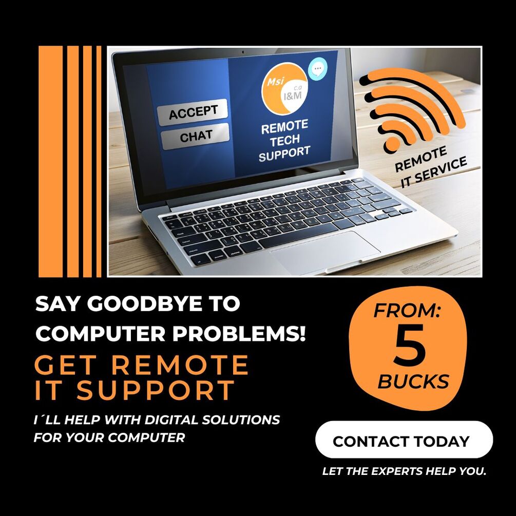 GET REMOTE IT SUPPORT TO YOUR COMPUTER