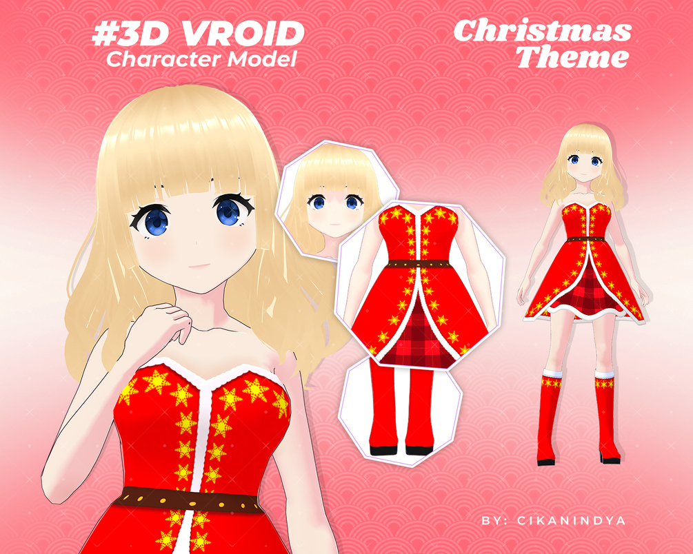 3D Vroid Character, Vtuber Model, Streamer Avatar - Add Sparkle to Your Streams with 3D Vroid ...