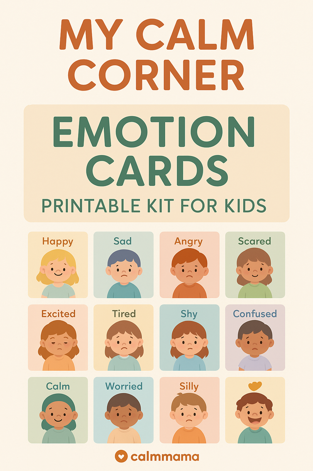 My Calm Corner – Emotion Cards for Kids