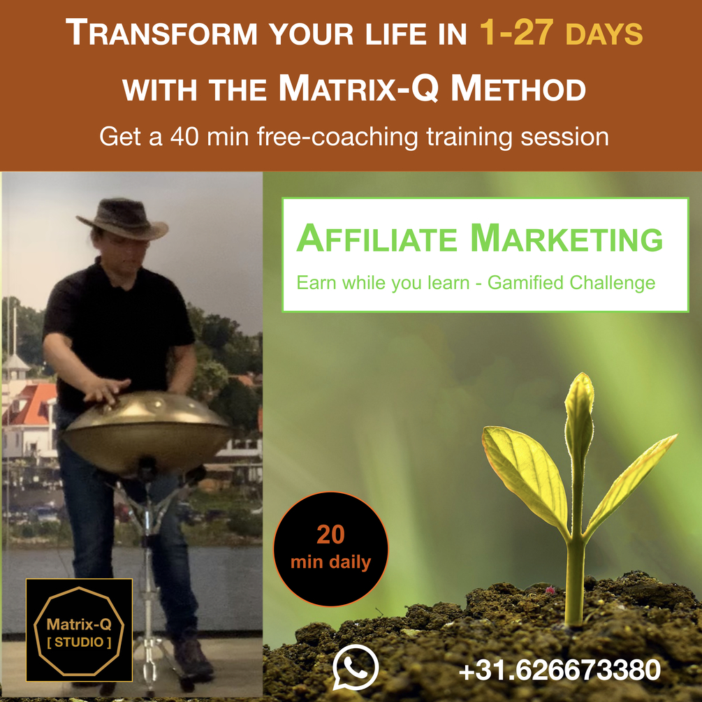 Matrix-Q Affiliate Marketing Gamified Challenge - Purpose-Driven Community