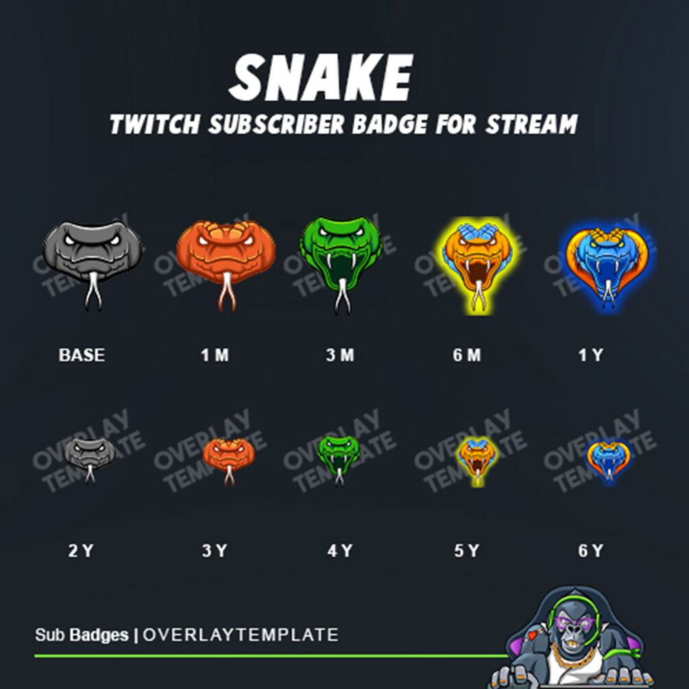 Snake – Sub Badges