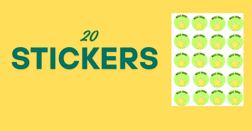 20 stickers
