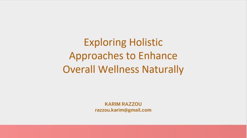 Holistic Approaches to Wellness: Natural Remedies and Practices to ...