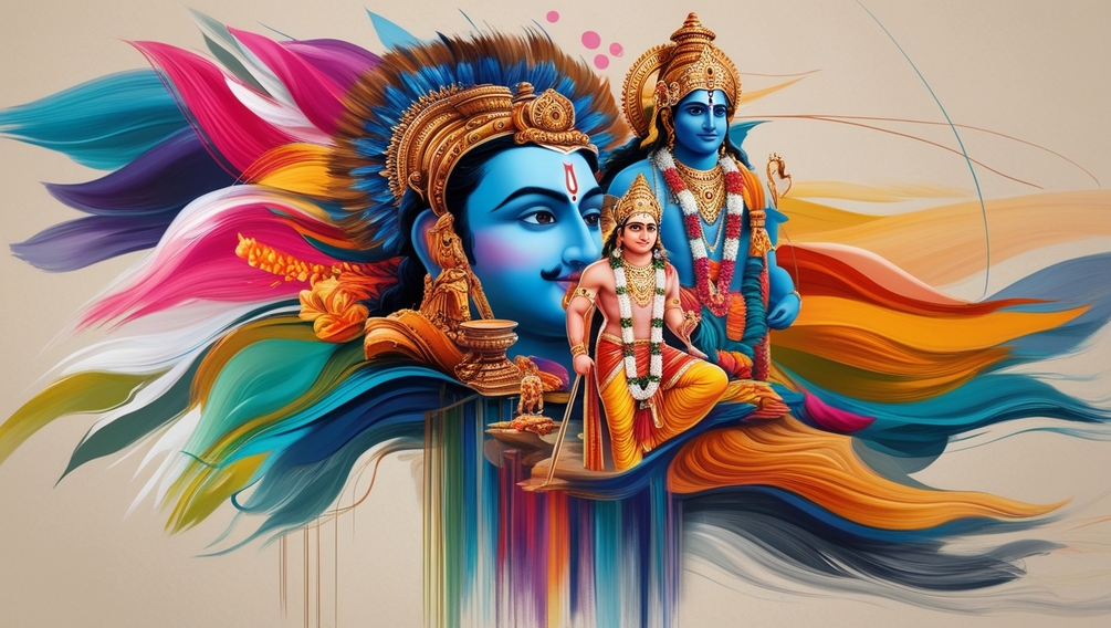 Divine Creations: Abstract Expression Images of Gods 🌟 #godsinart # ...