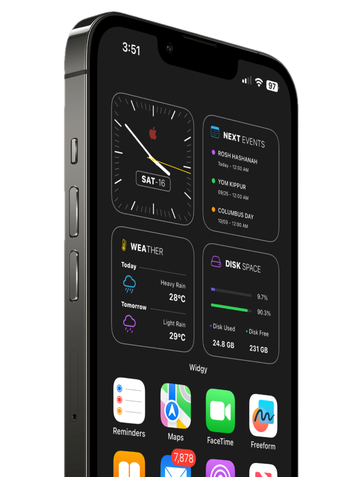 Clean Info widgets for Widgy!