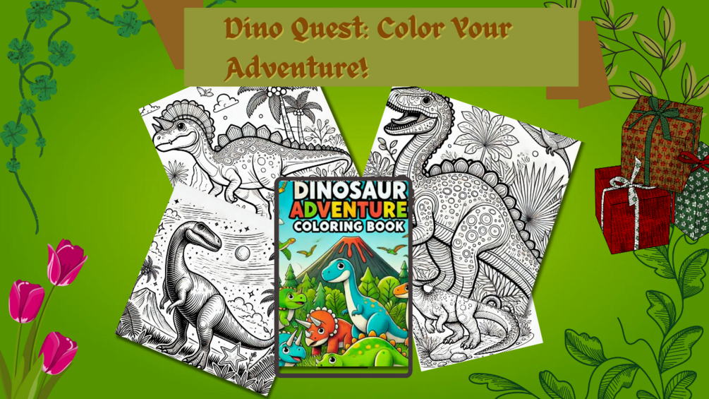 Dinosaur Adventure coloring book