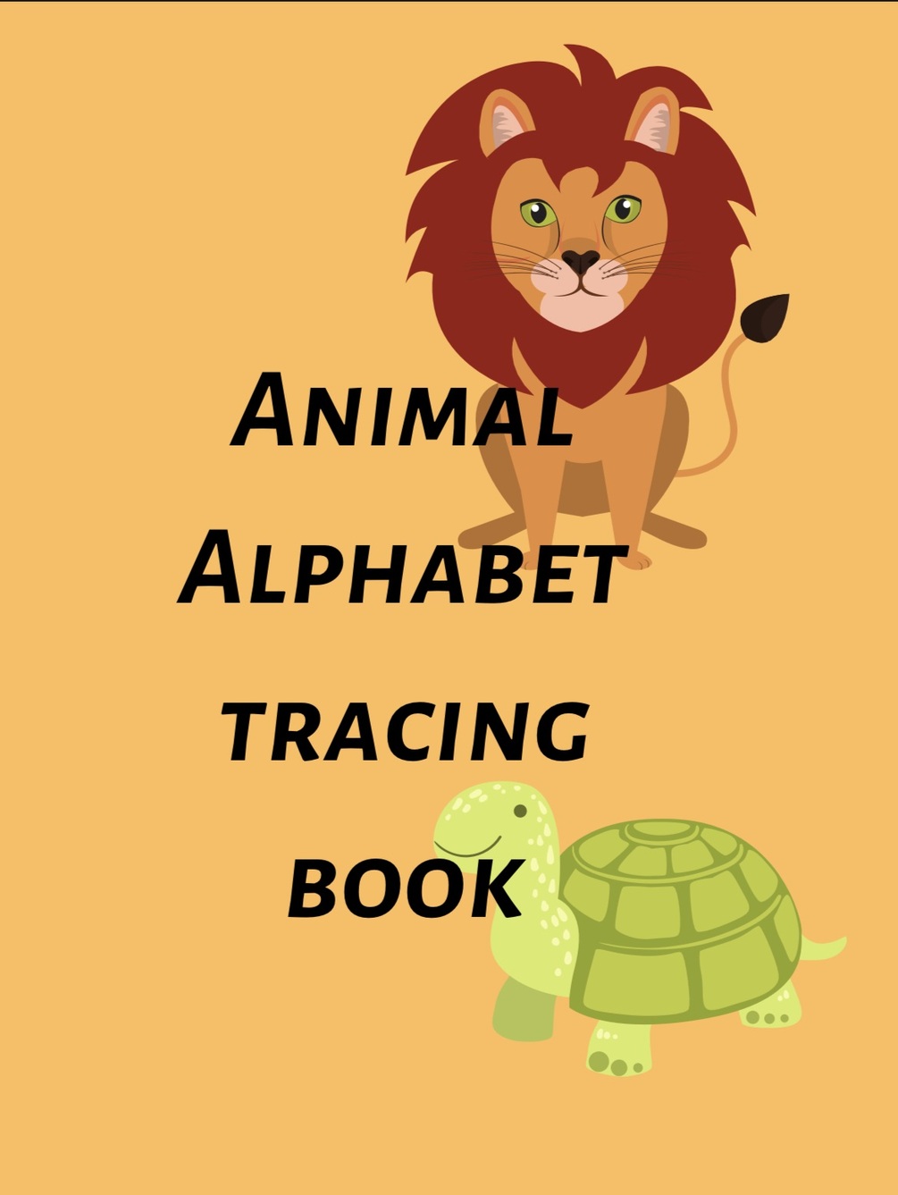 ABC Animal Trace Book