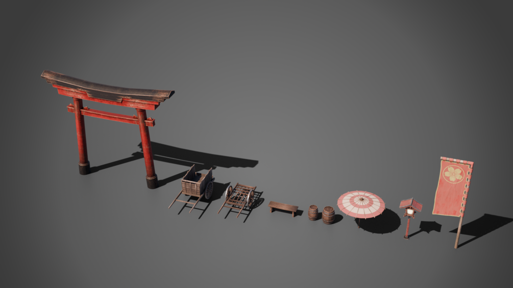 Japan Props 01 | Asset Pack