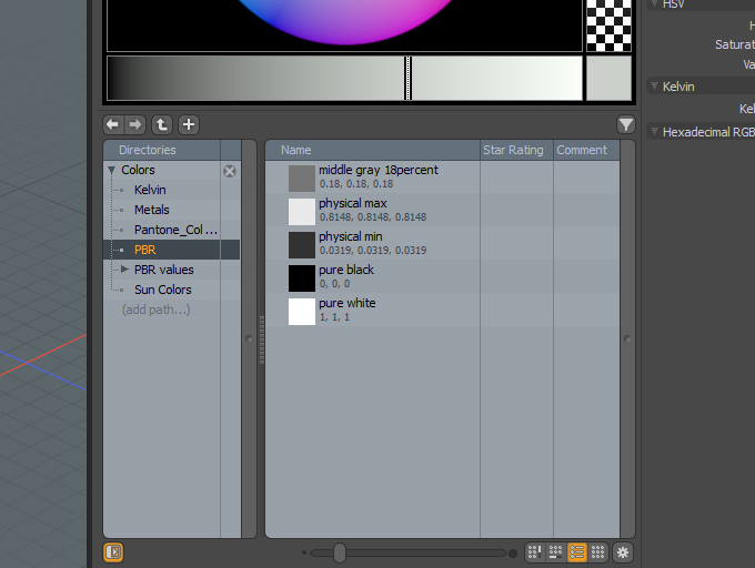 MODO | Color presets