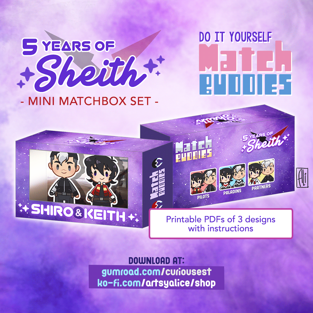 DIY Match Buddies: #5YearsofSheith Set