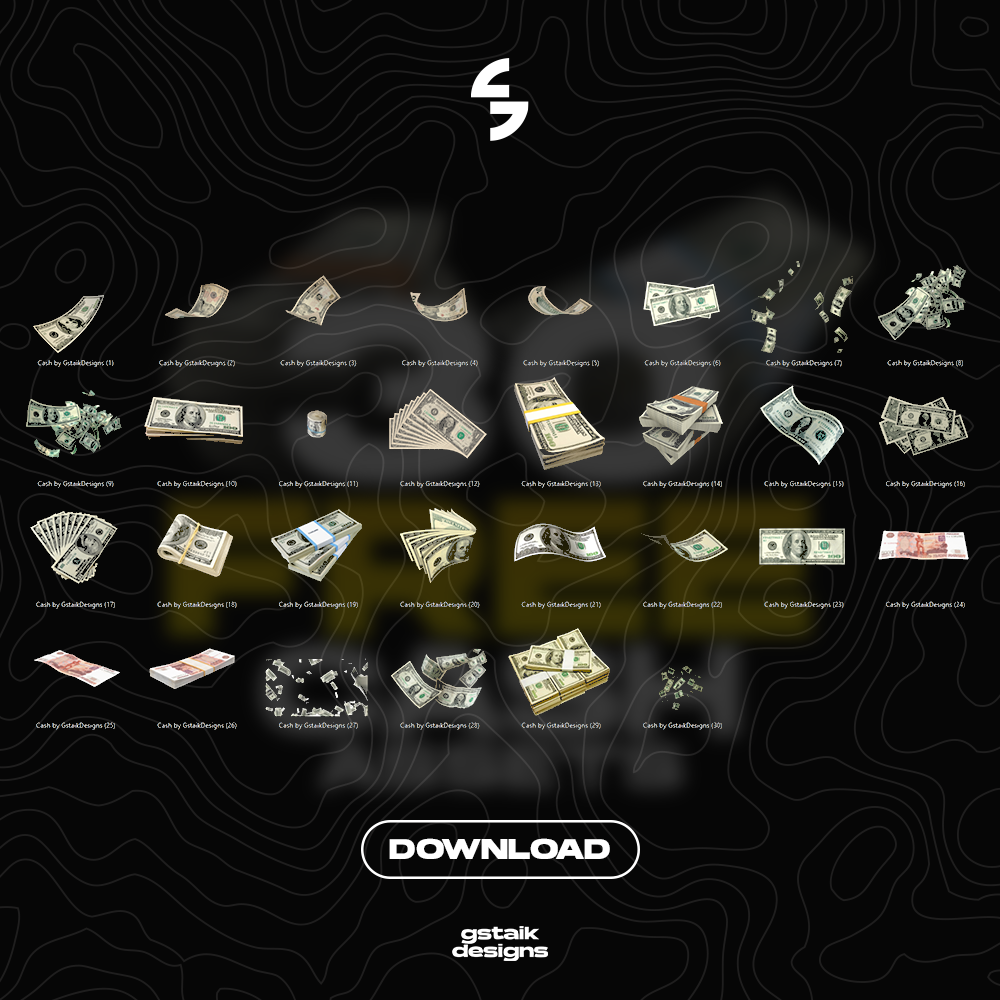 30+ Free Cash Assets | Freebie | Cash | Dollars | Assets | PNGs