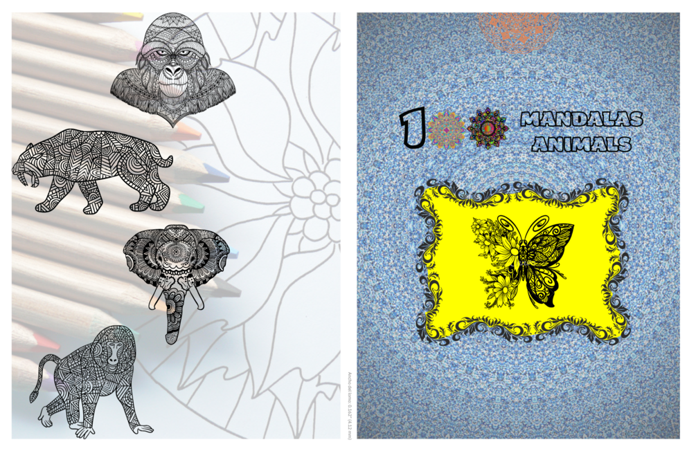 100 MANDALAS ANIMALS COLORING BOOK