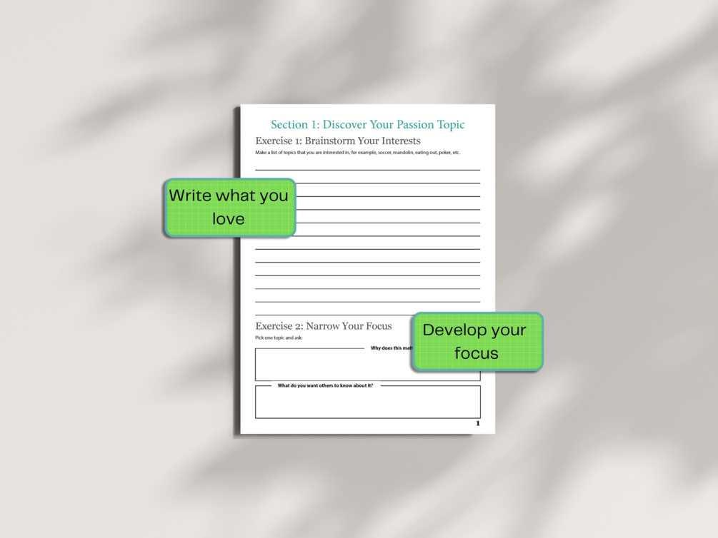Get Published: Turn Your Ideas Into Articles You Can Sell Workbook