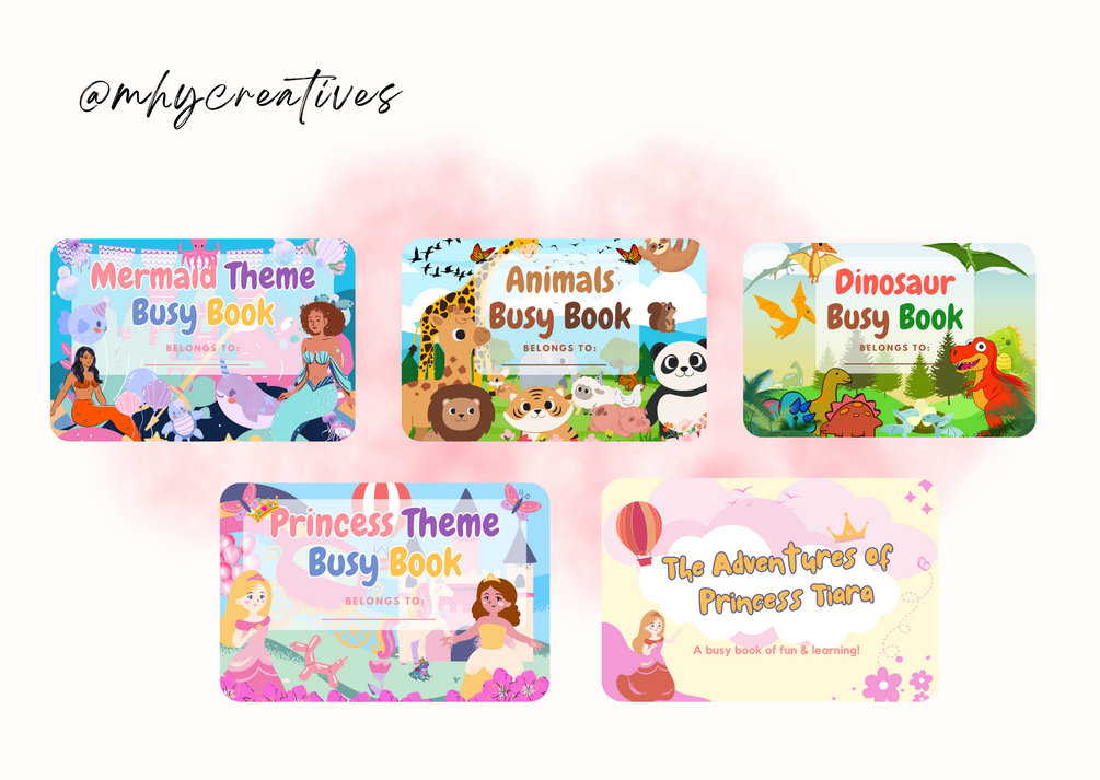 Busy Books Template for Kids