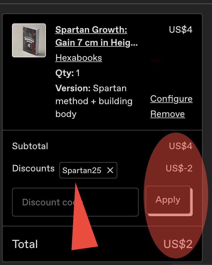 Spartan Growth: Gain 7 cm in Height Naturally