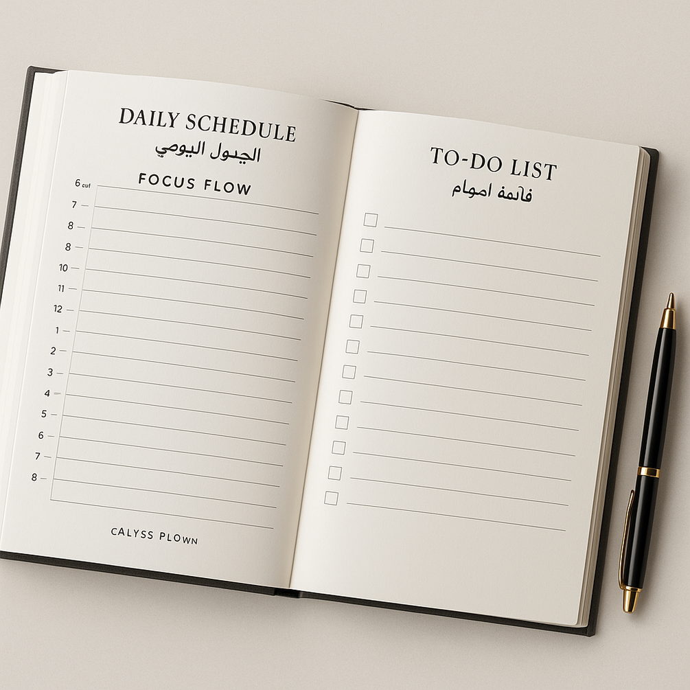 Focus Flow: Daily Planner For Clarity&Growth