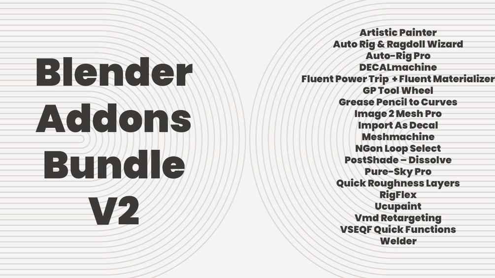 Blender Addons Bundle V2