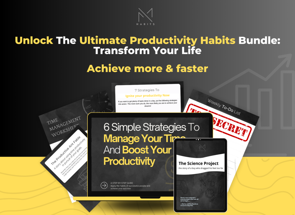 The Ultimate Productivity Habits Bundle: Transform Your Life