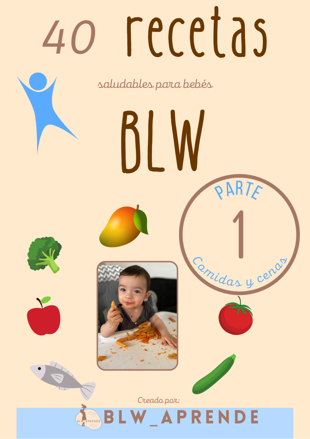 40 Recetas Saludables para bebés BLW: Parte 1