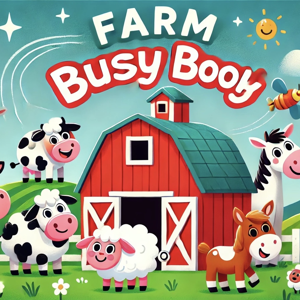 kids busy book ( farm theme) Age3-5